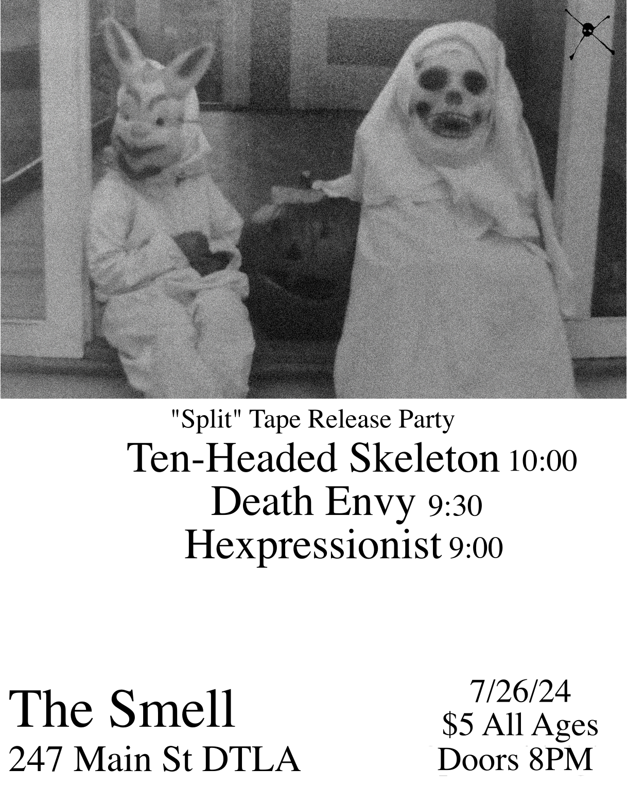 The Smell Show “Split” with Death Envy Tape Release Party – TEN-HEADED ...