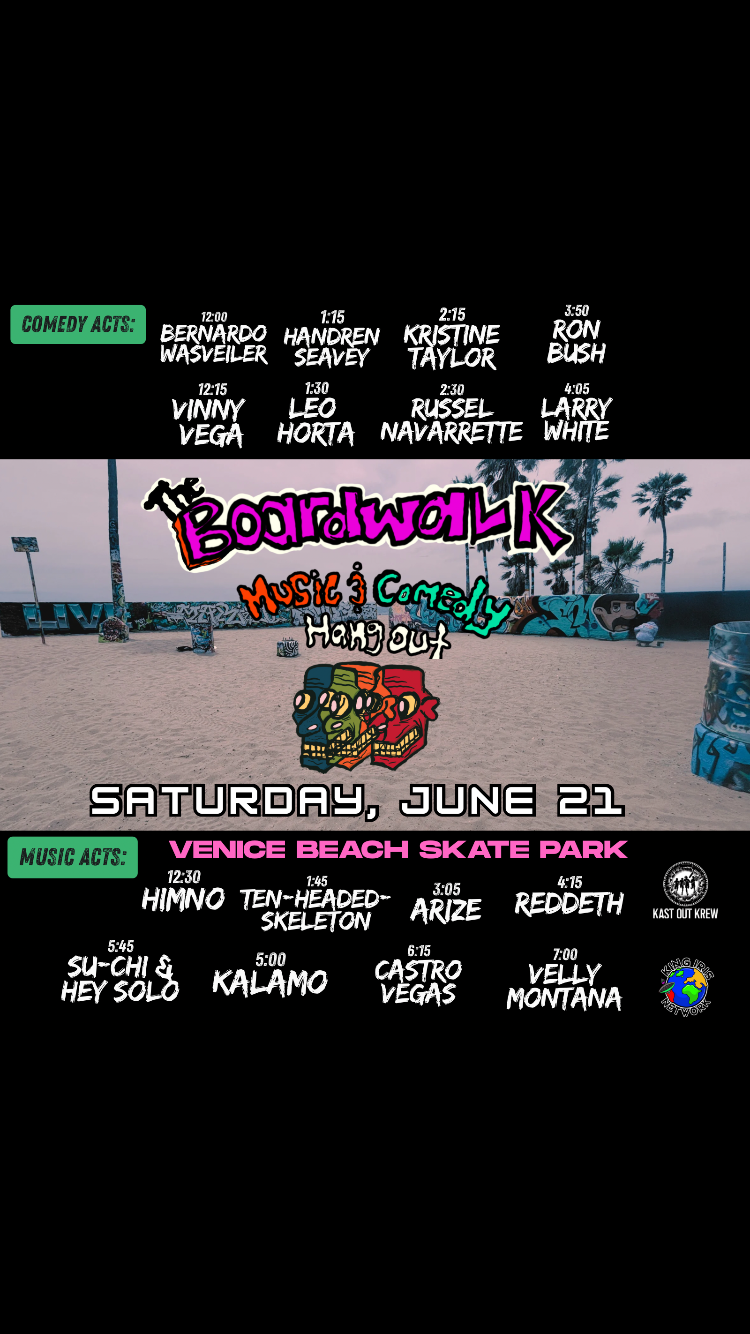 Beach Boardwalk Show June 21st – TEN-HEADED SKELETON